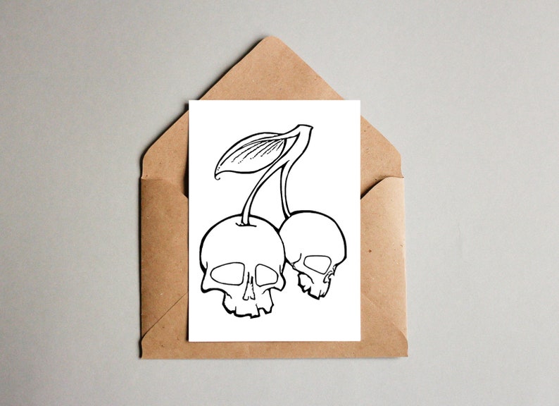 Cherry Skulls SVG Files for Cricut, Silhouette Machine, Laser Cutters ...