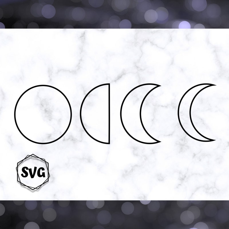 Crescent Moon Svg - Etsy