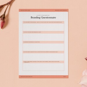 Customisable Brand Strategy Questionnaire Template for Powerpoint ...