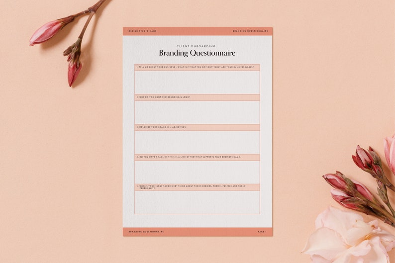 Customisable Brand Strategy Questionnaire Template for Powerpoint ...
