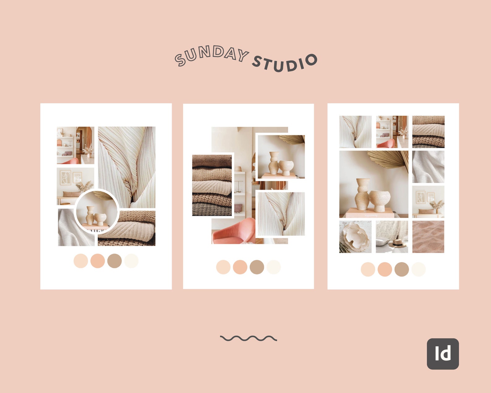 Branding Mood Board Templates Bundle for Id Adobe Indesign | Etsy