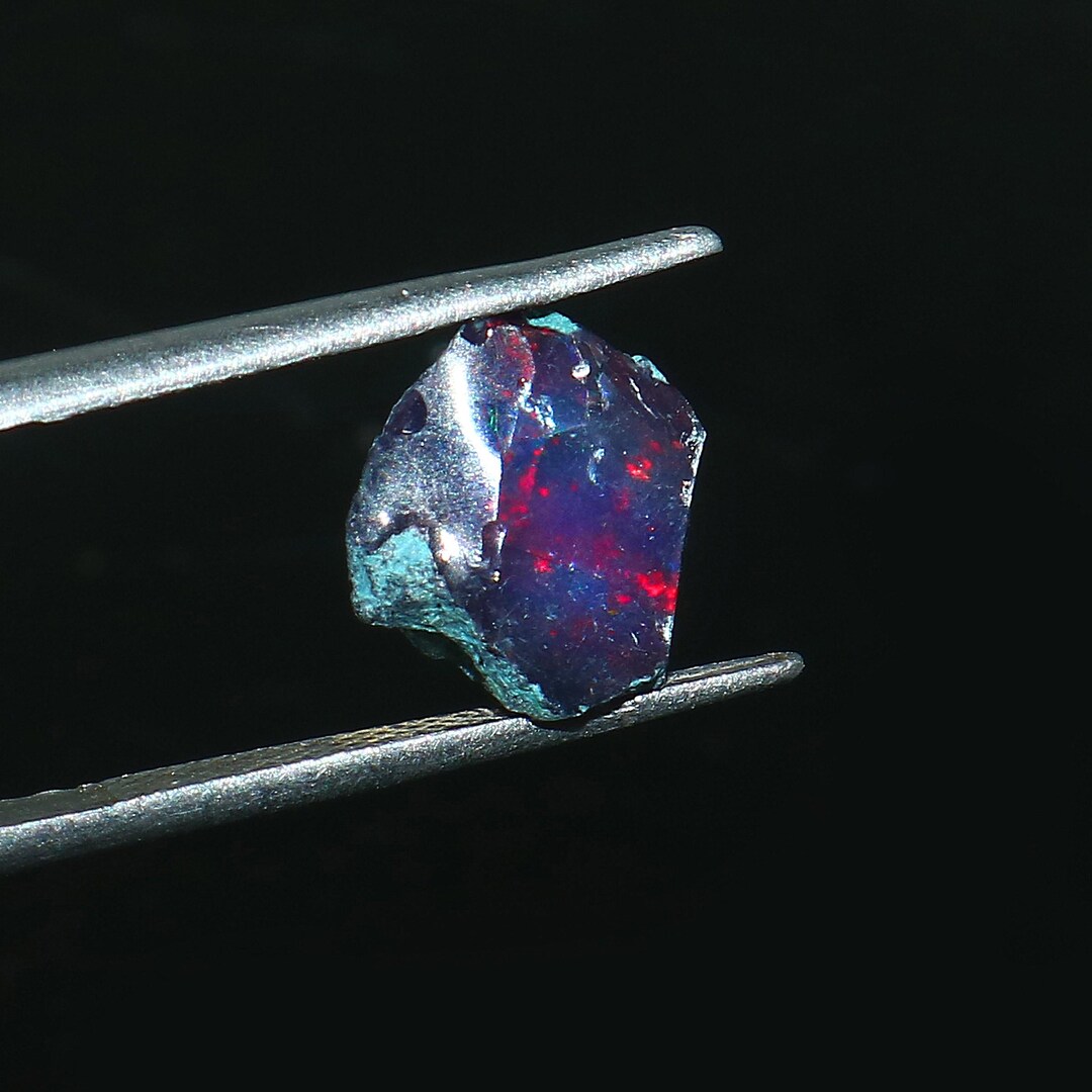 2.95cts Dry Opal Rough, Black Opal Raw Gems, Large Size Ethiopian Raw ...