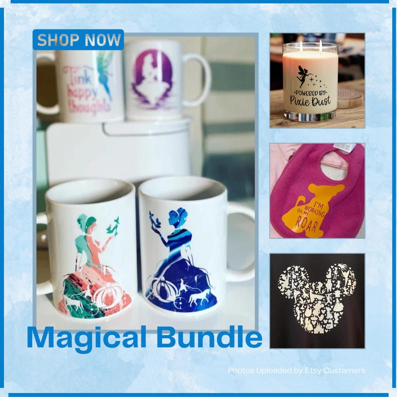 100+ Magical SVG PNG JPG Dxf Bundle Instant Digital Download for Cricut ...
