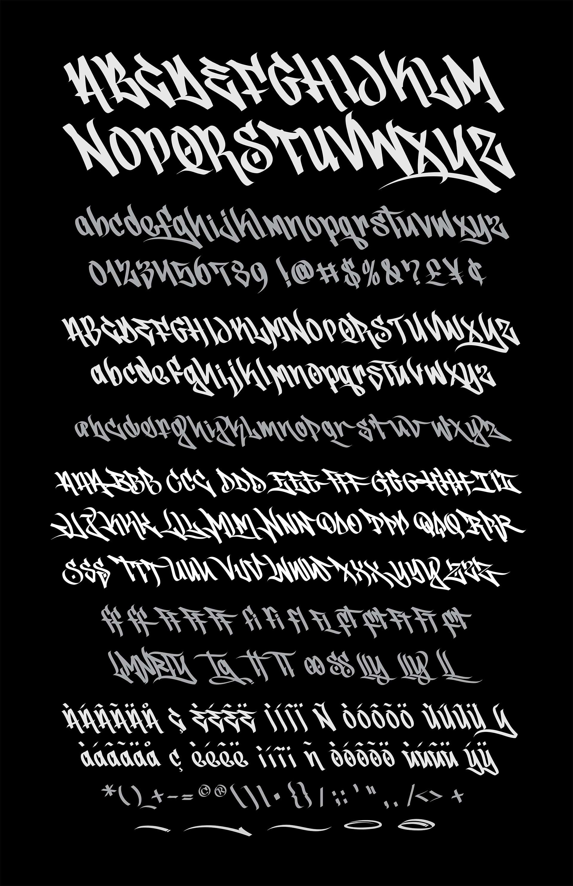 Manystyles™ Generative Graffiti Font - Etsy