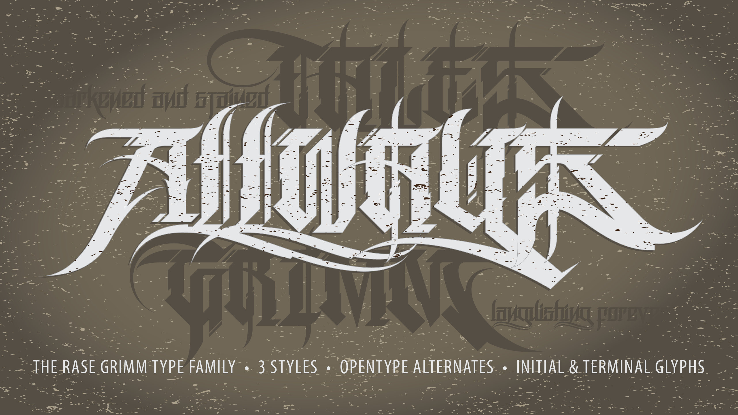 Rase Grimm - Contextual Graffiti Font Family - Etsy