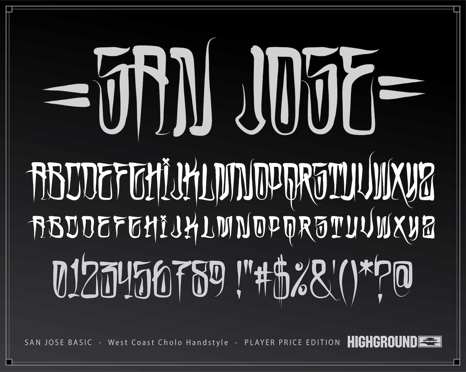 San Jose Basic Graffiti Font - Etsy