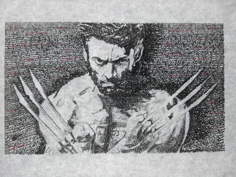 Wolverine Word Art - Etsy