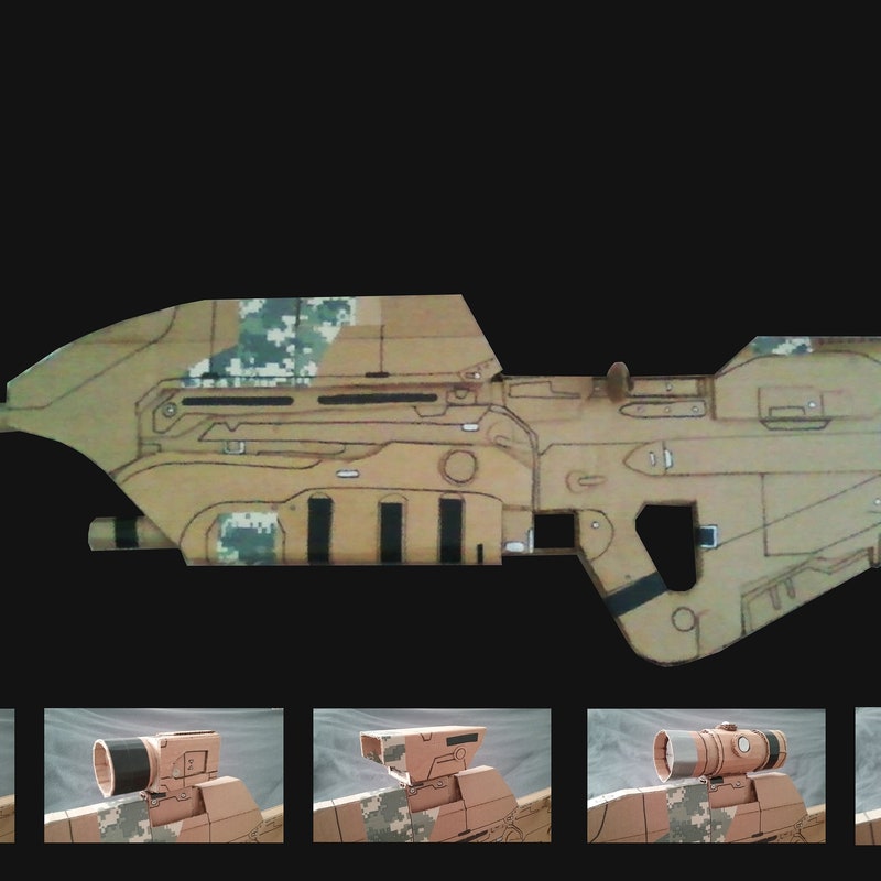 Halo Assault Rifle - Etsy