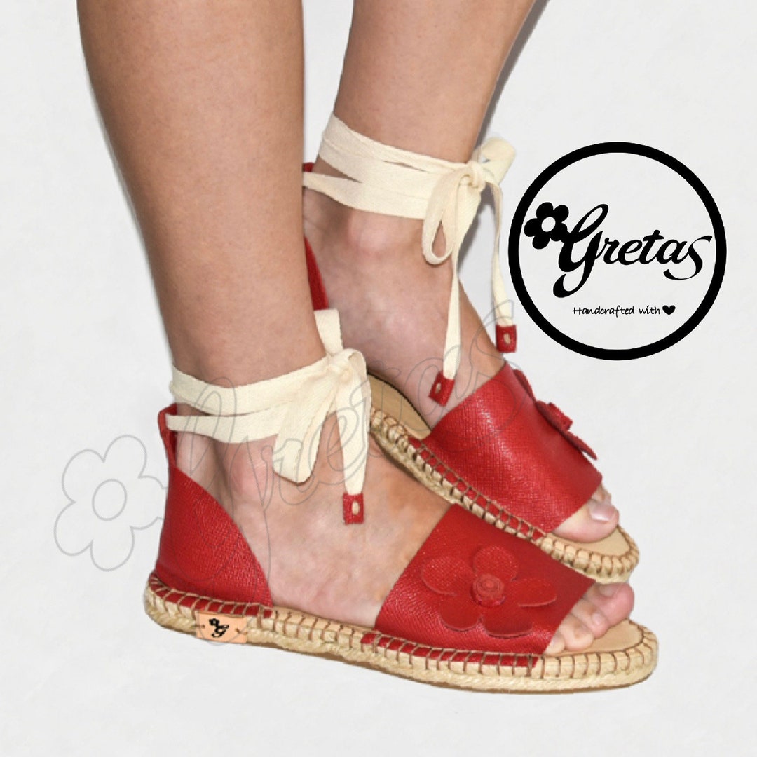 Handmade Espadrilles/ Leather Espadrilles/ 100% Handmade/ Handcrafted ...