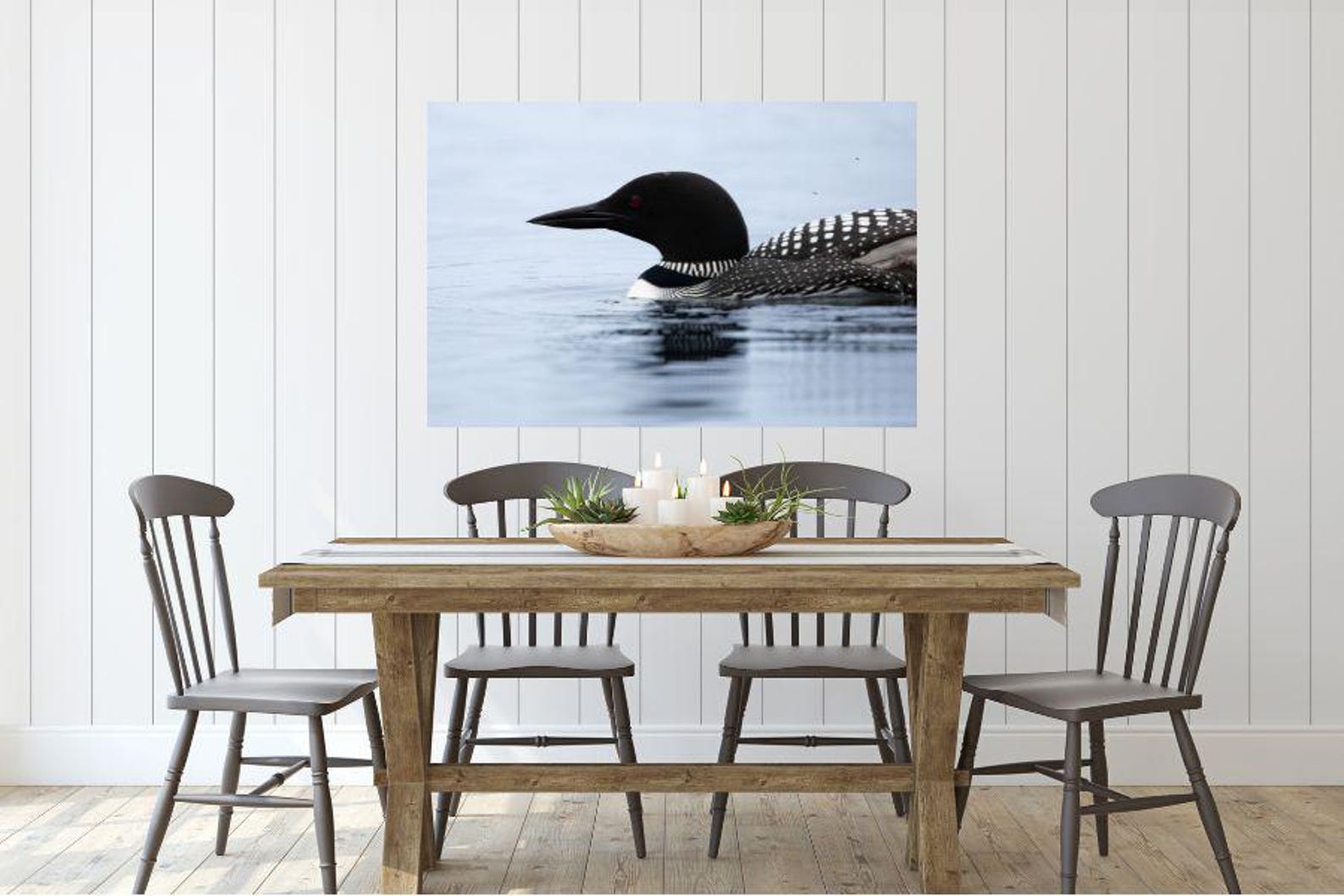 Common Loon Wall Decor Wildlife Wisconsin Art Cabin Art Nature Wall Art ...