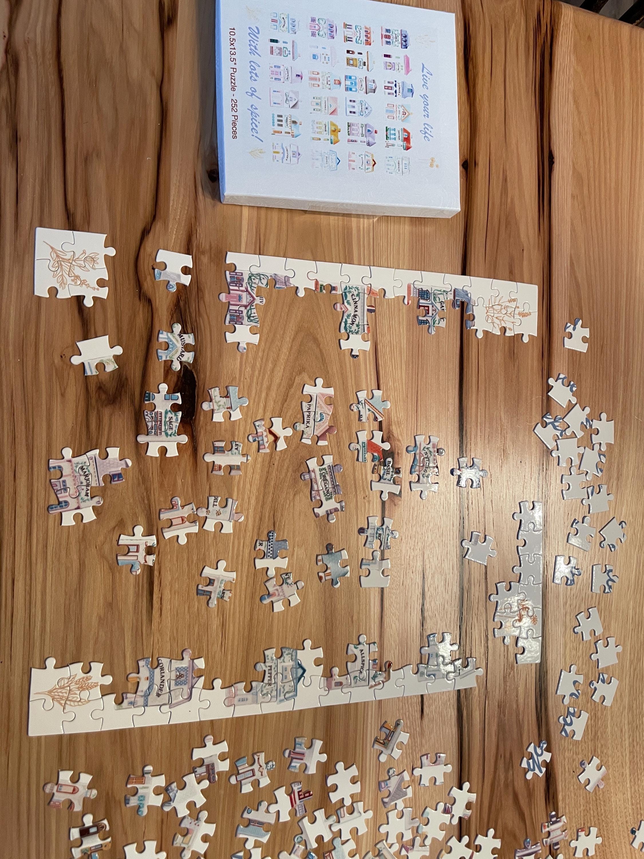 Lenox Victorian Spice Village Puzzle: 252 Piece Jigsaw - Etsy