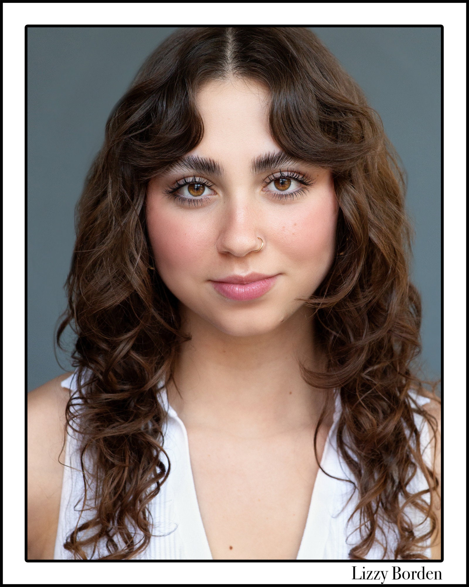 Customizable Digital Headshot Template Editable Name Headshot Border ...