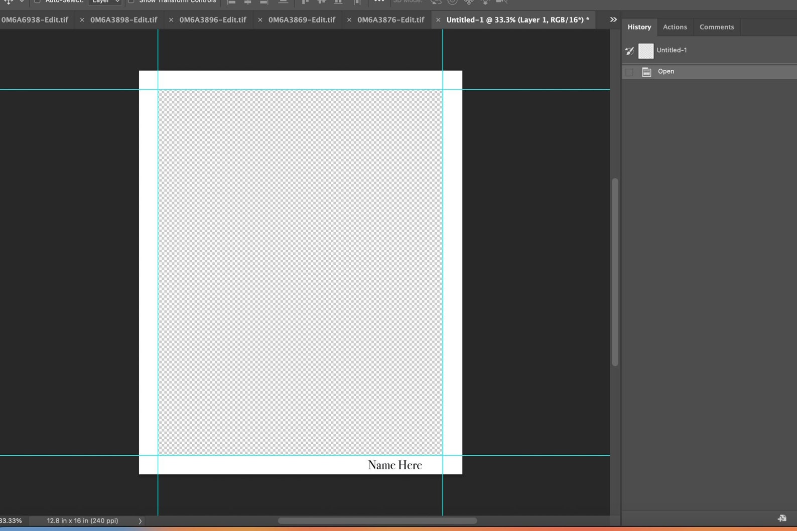 Customizable Digital Headshot PHOTOSHOP Template Acting Name Headshot ...
