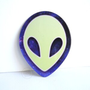 Alien Head Refrigerator Magnet - Etsy