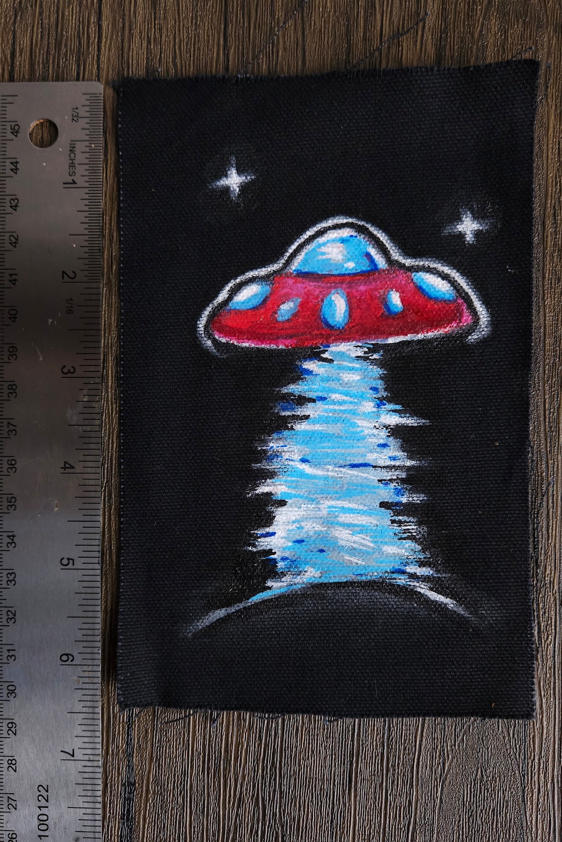 Hand Painted Patches Small Painting on Canvas Raw - Etsy