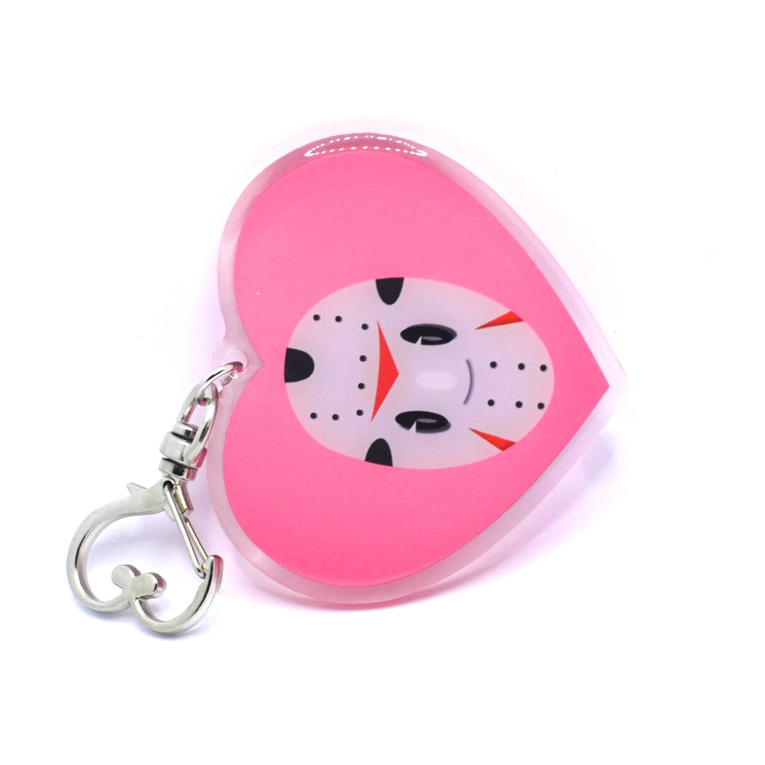 Horror Movie Resin Keychain, Horror Lover Gifts, Friday the 13th Charm ...