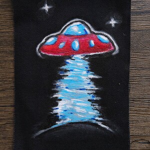 Hand Painted Patches, Small Painting on Canvas Raw - Etsy