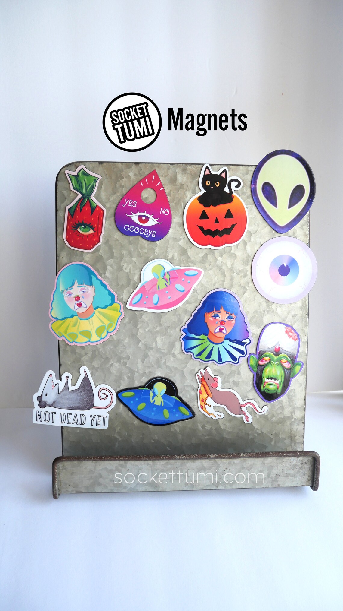 Alien Head Refrigerator Magnet - Etsy