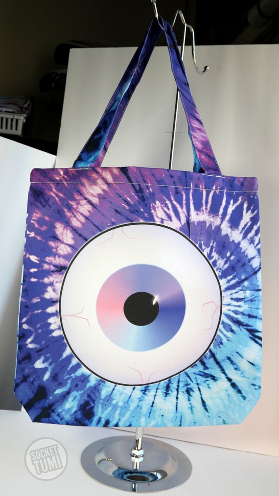 Eyeball Tote Bag All Over Print Tote Canvas Shoulder Bag - Etsy