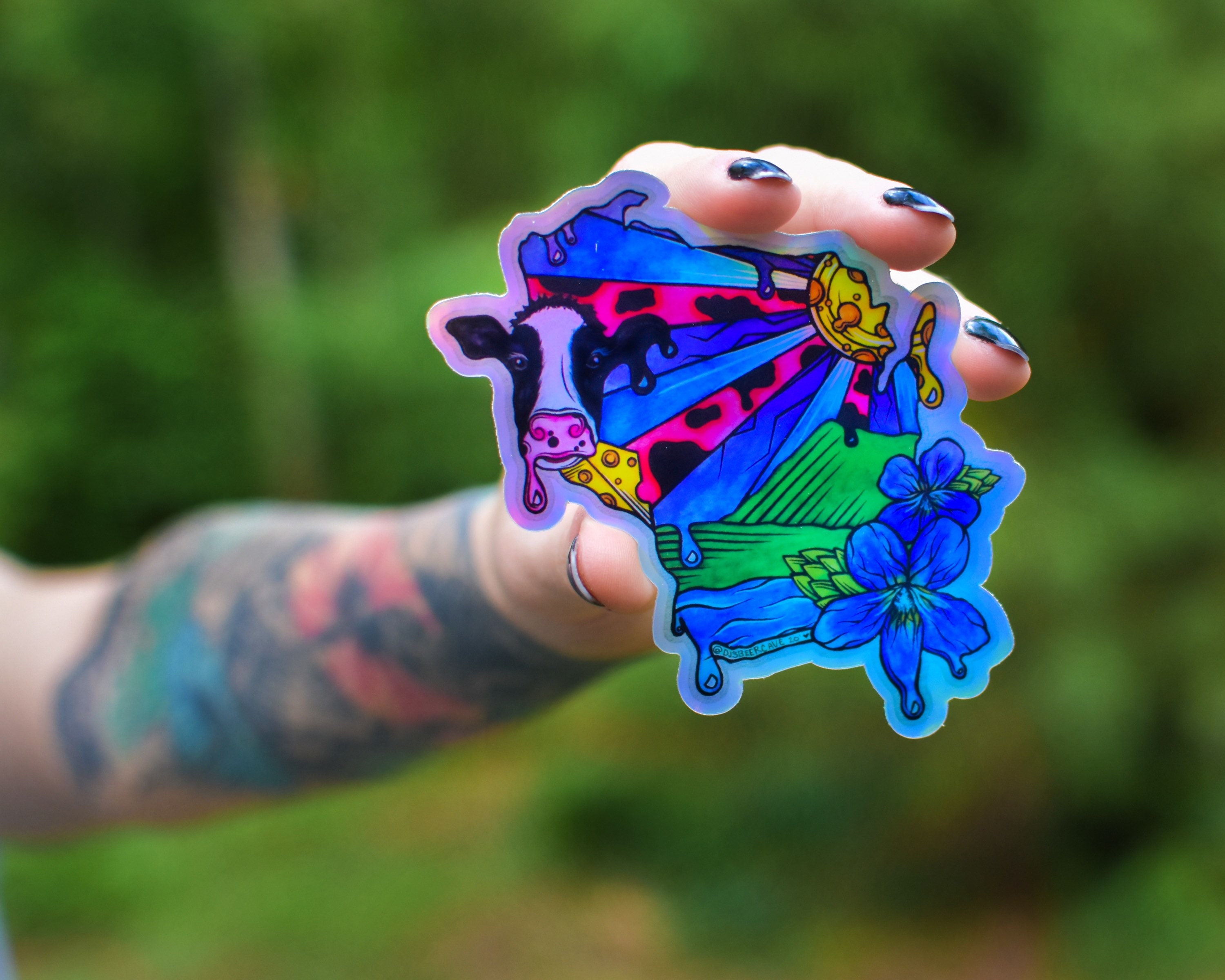 WISCONSIN Holographic Sticker Cheesehead Sticker Waterproof | Etsy