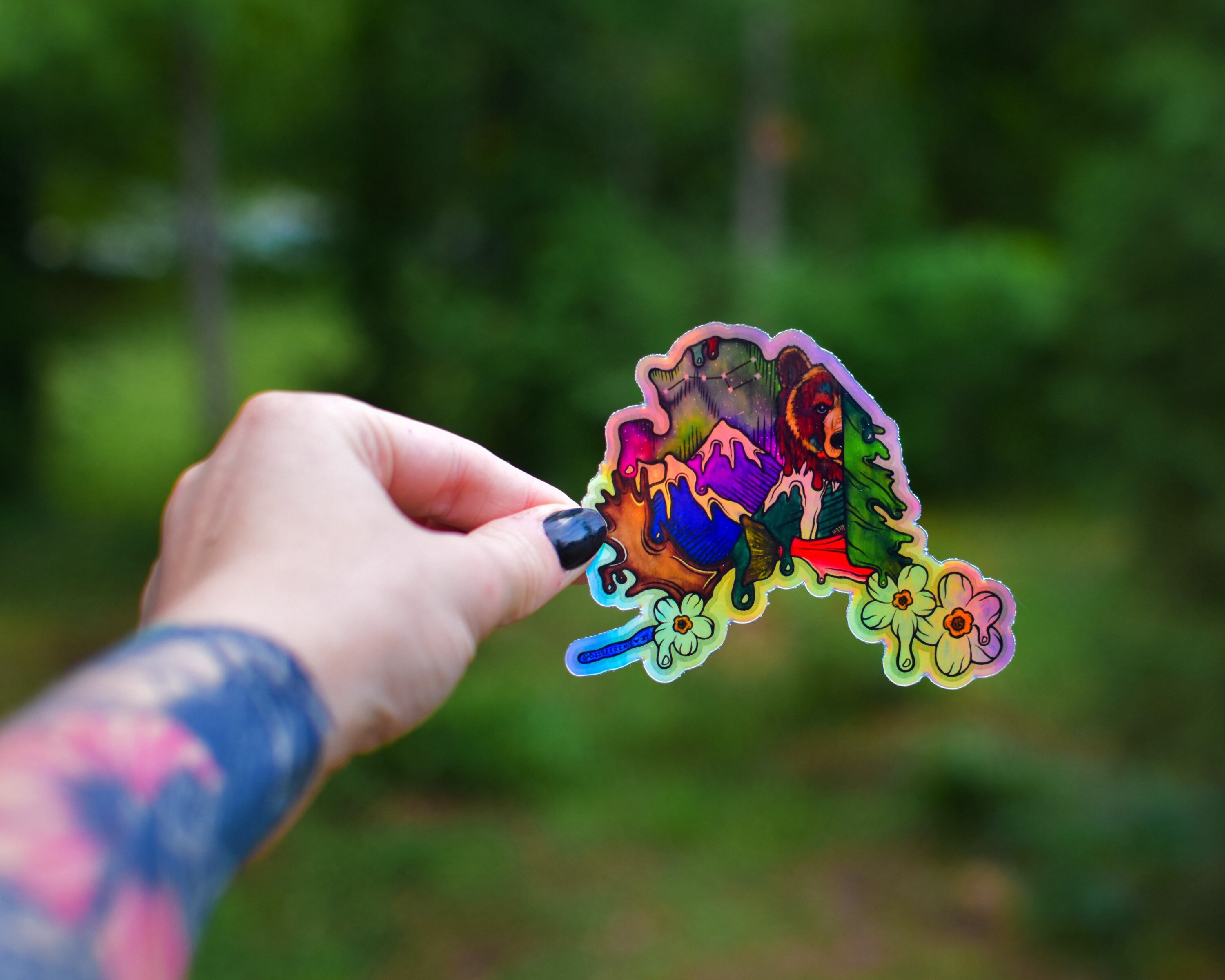 Paper, Party & Kids Pacific Northwest Art 406 Sticker MT Sticker GNP ...