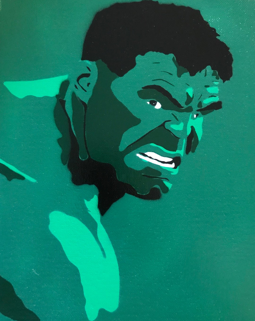 Incredible Hulk Spray Art - Etsy