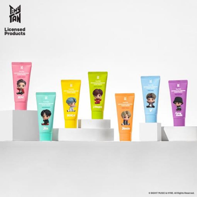 BTS Official Tiny Tan Hand Cream Korea Seoul - Etsy