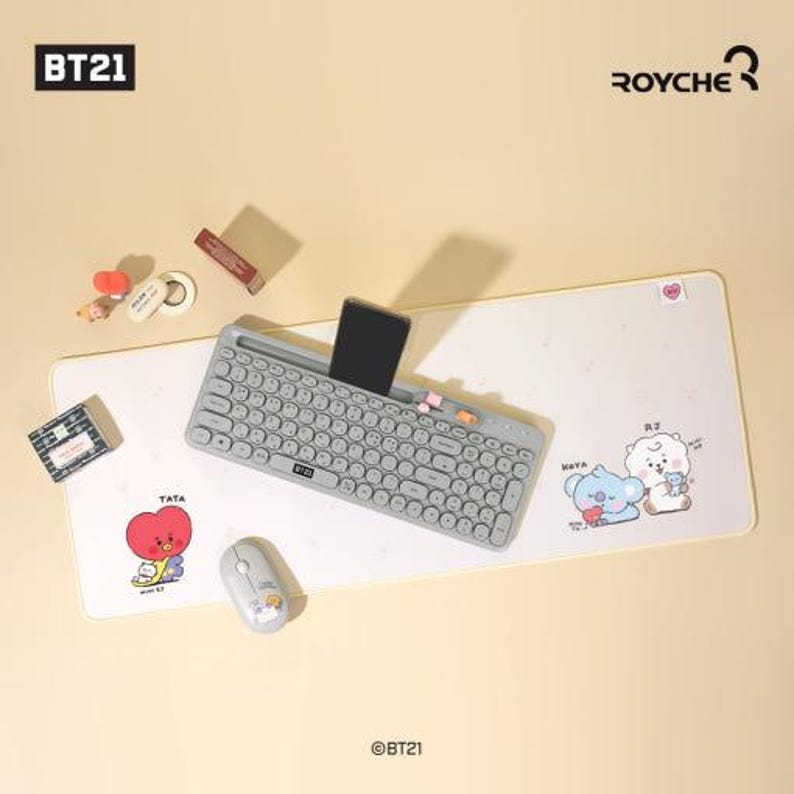 BT21 Little Buddy Long Pad Mouse Pad Korea Seoul - Etsy
