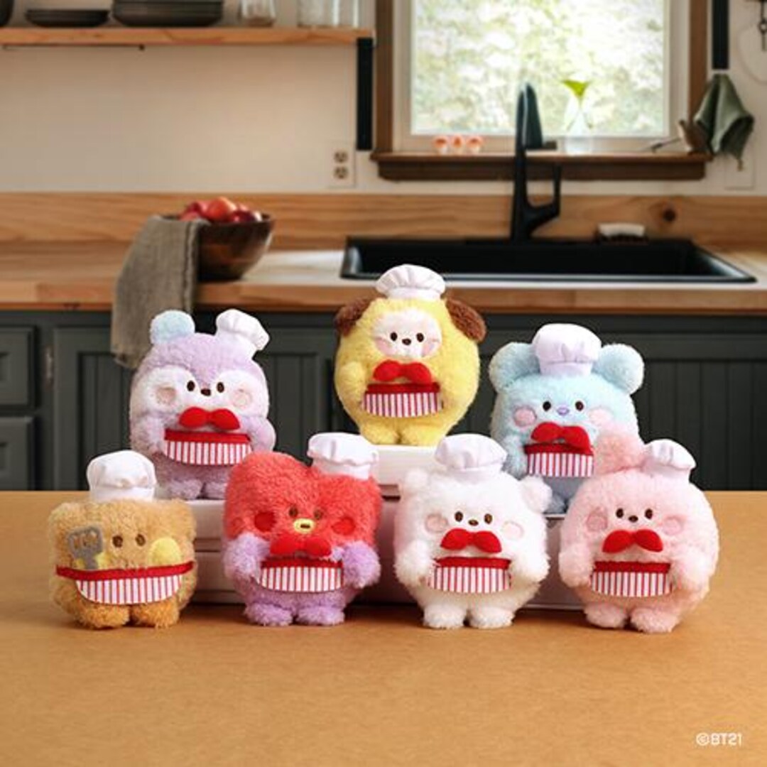 BT21 COOK PLUSH KEYRING [minini] Korea Seoul - Etsy