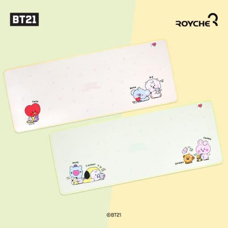 BT21 Little Buddy Long Pad Mouse Pad Korea Seoul - Etsy