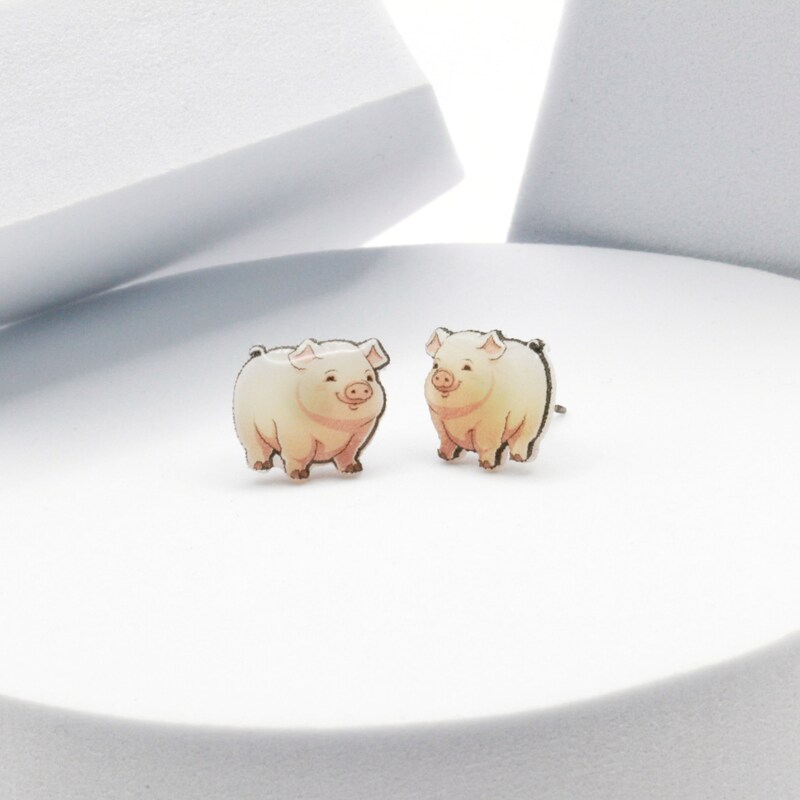 Pig Earrings - Etsy