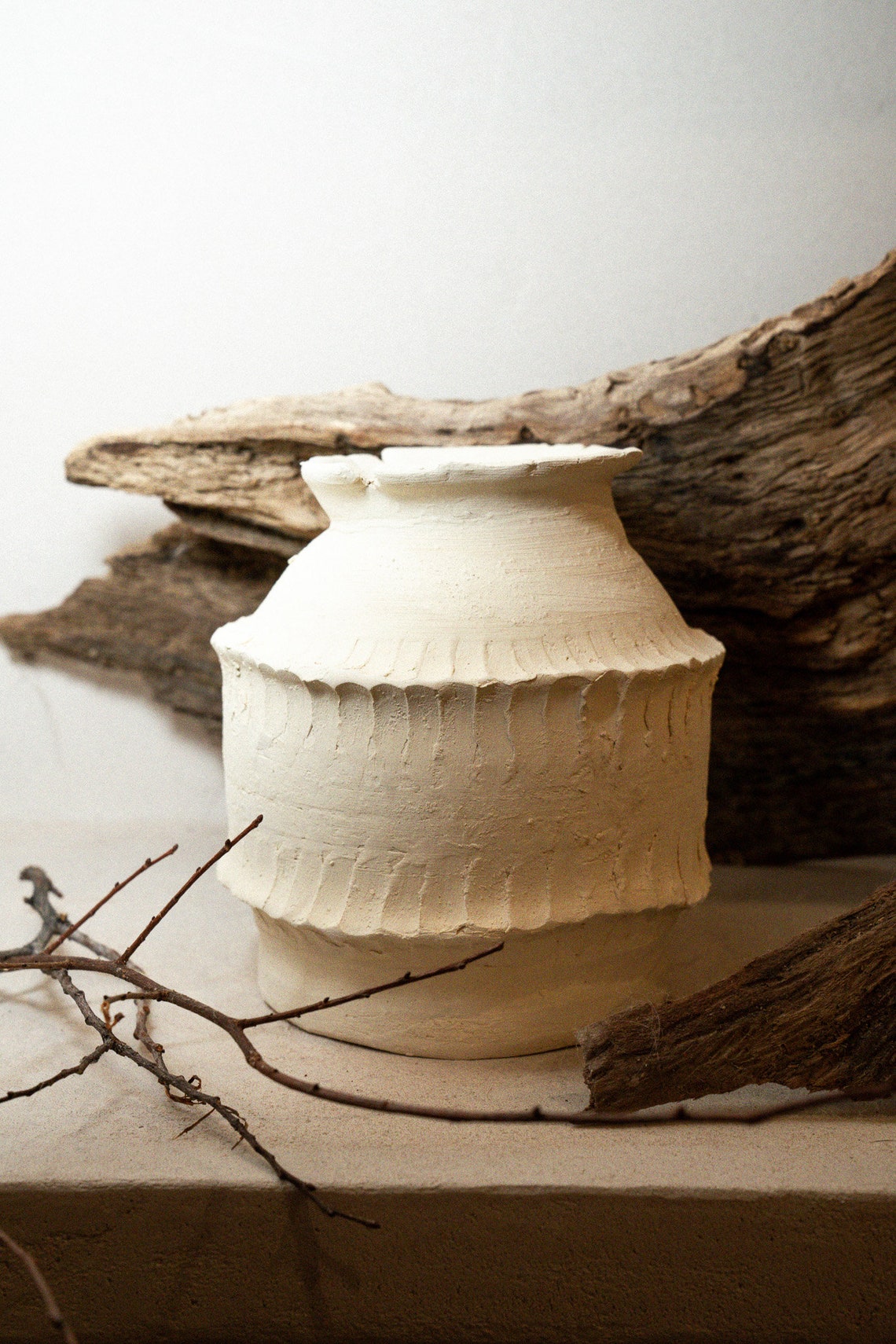 Wild Clay Vase - Etsy