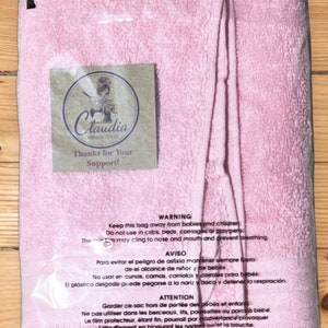 Pink Flamingo With Pink Embossed Design Embroidered Hand Towel. Gift ...