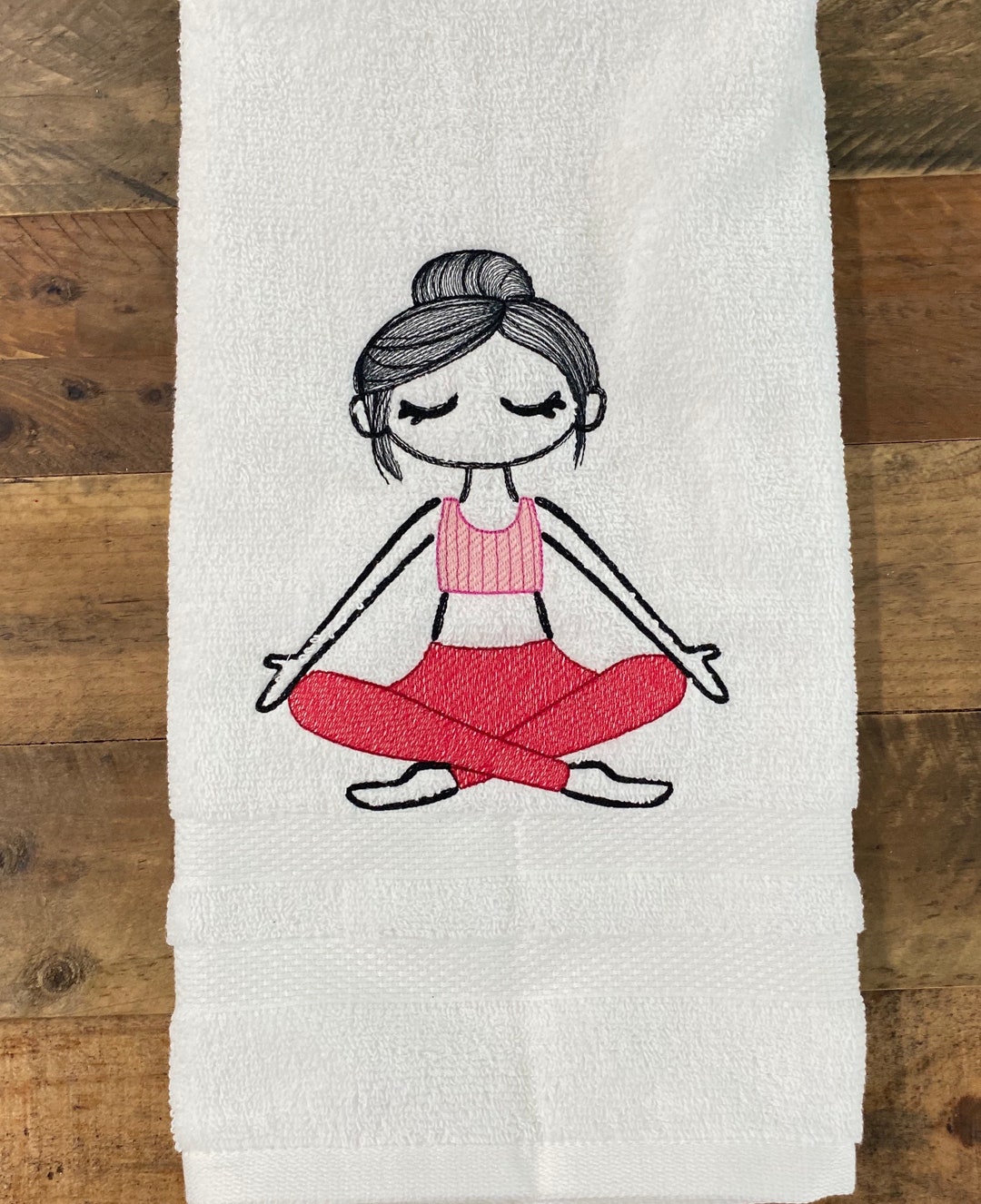 Namaste Beauty Hand Towel - Yoga-gym Hand Towels. Bathroom Towels ...