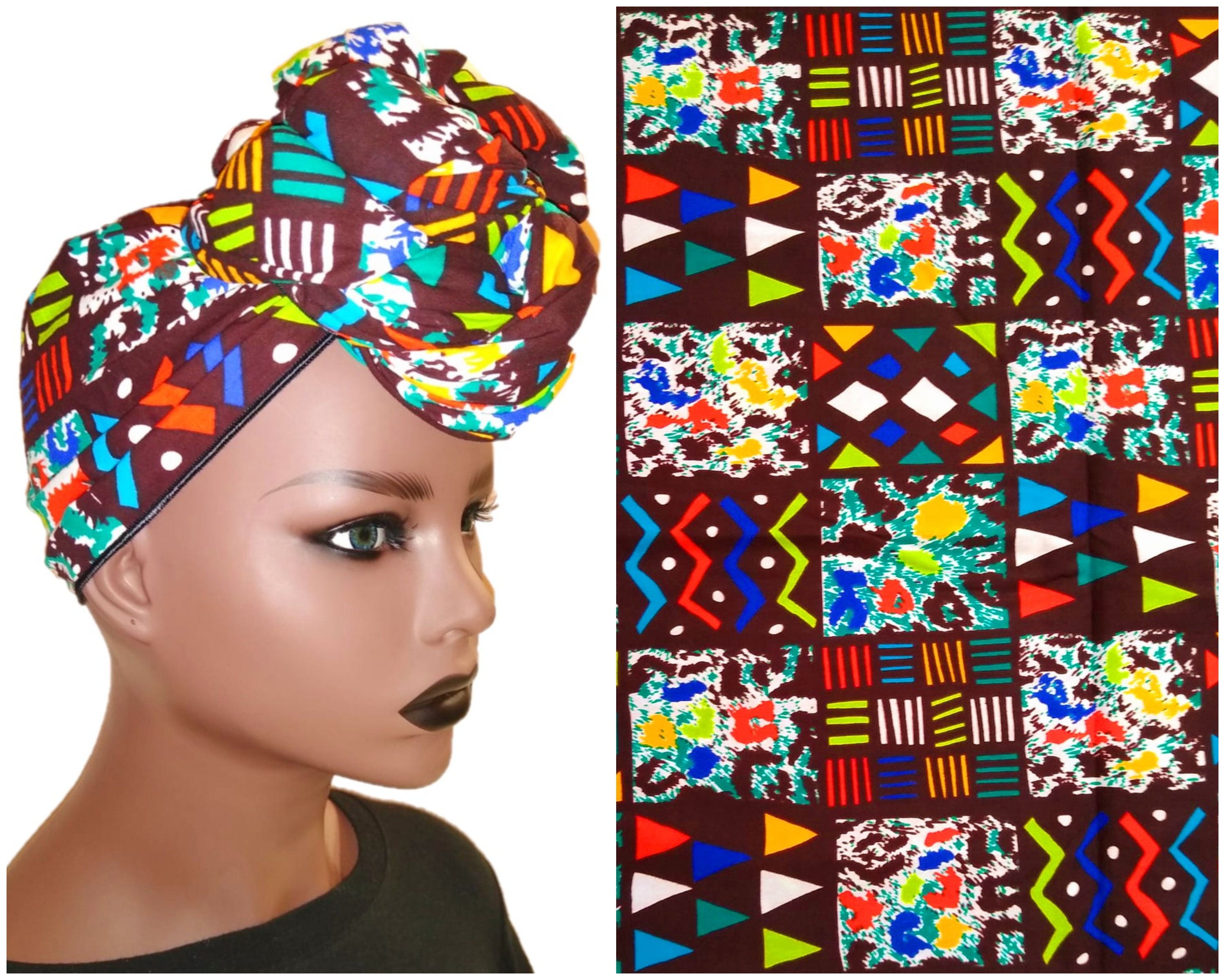 Ankara Headwrap - African Print Head Wrap - Ankara Head Scarf - African ...