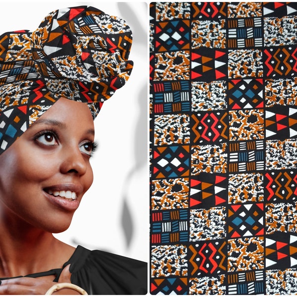 Kente Head Wrap - Etsy
