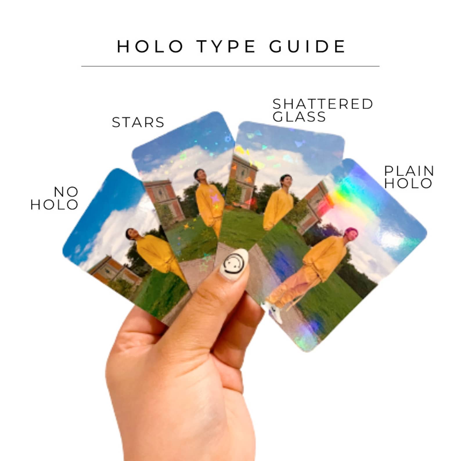 CUSTOM KPOP Holographic Photocard SET - Etsy