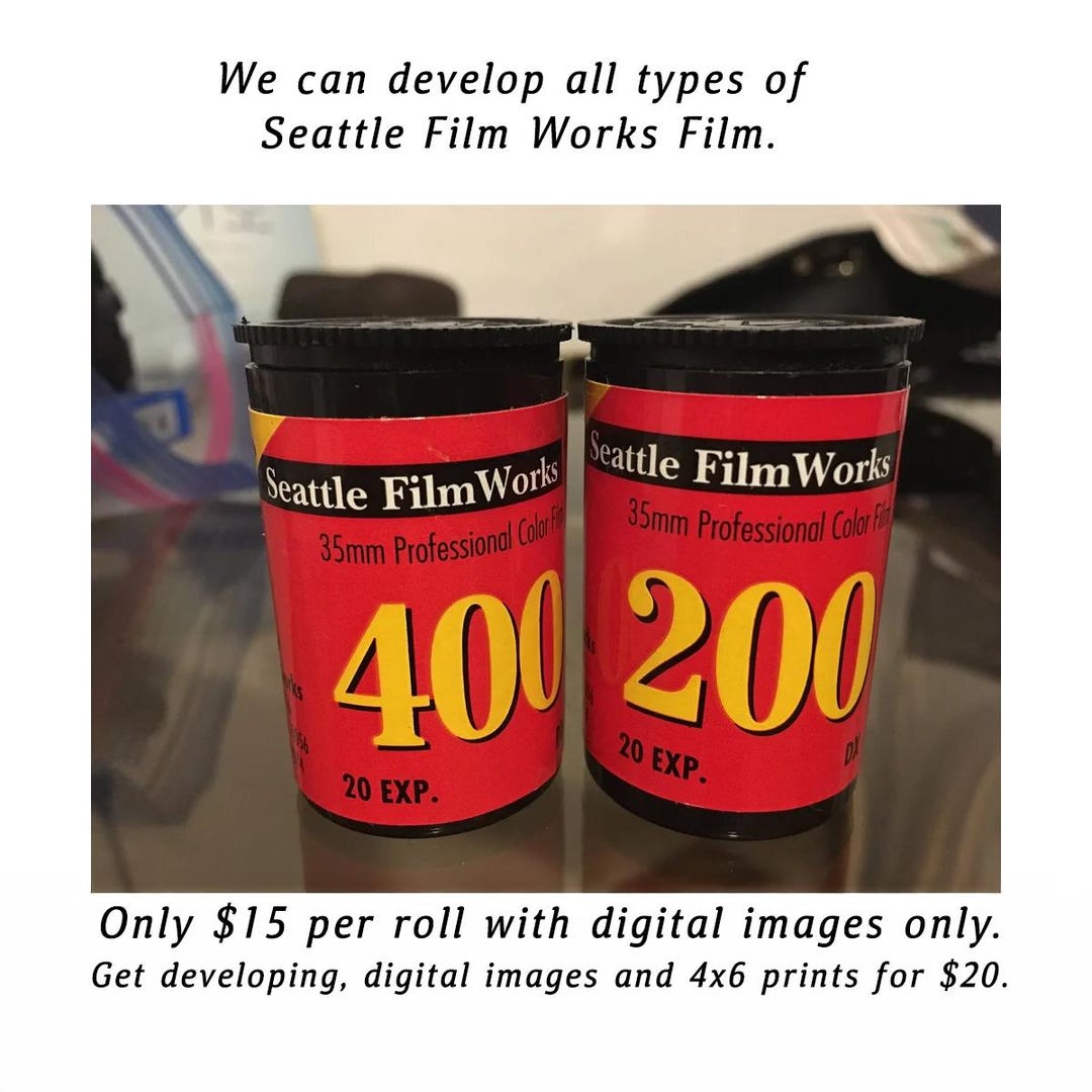 Seattle Film Works Developing With Scans - Etsy