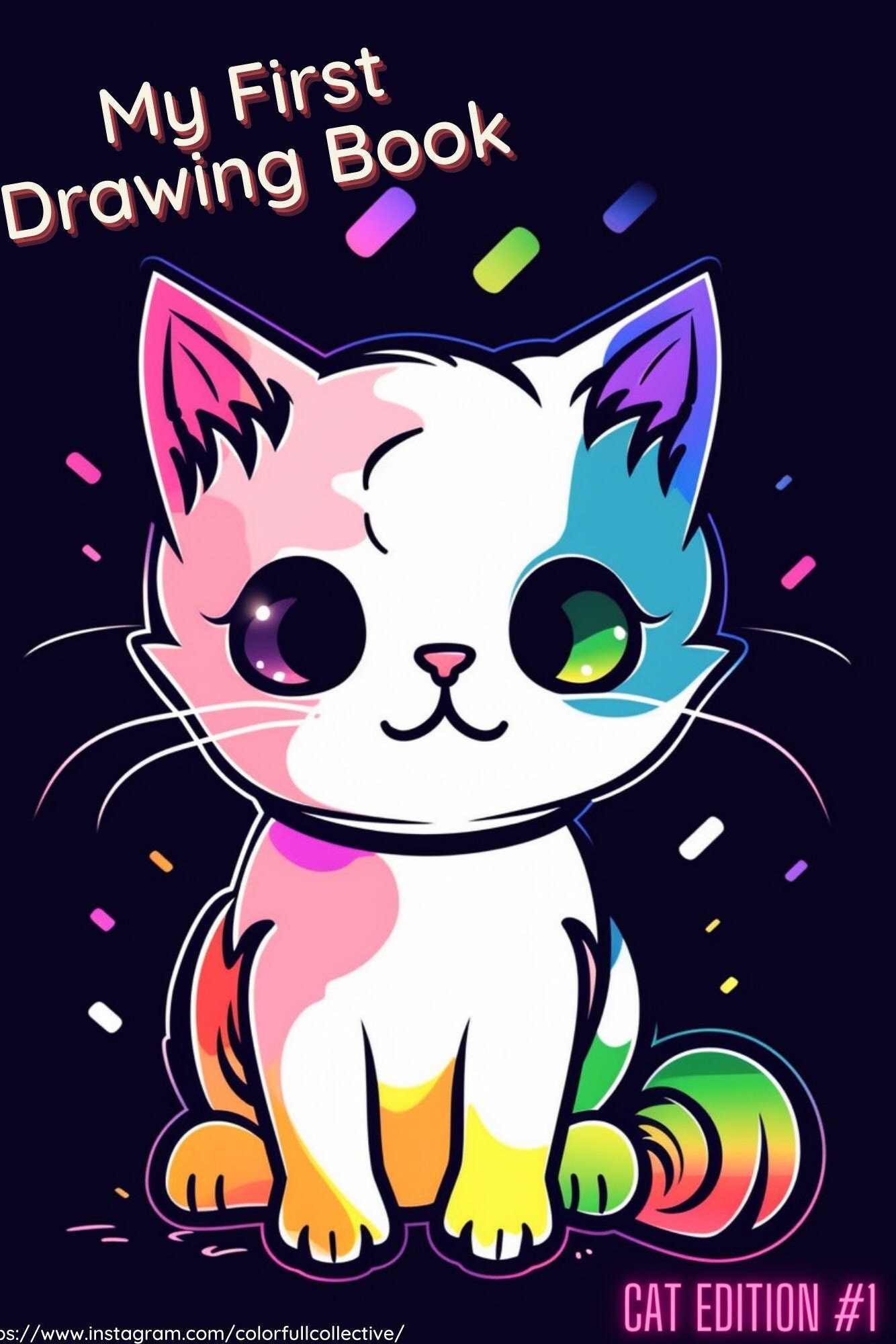 My First Drawing Book Cat Edition - Etsy