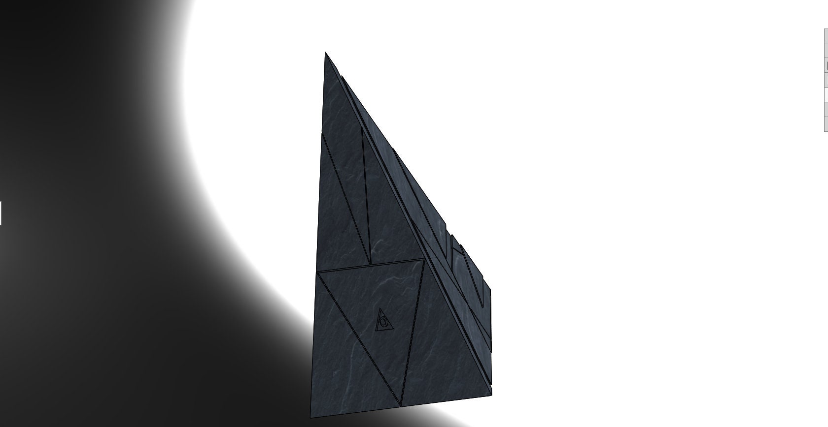 3D model: Io Pyramid Ship Destiny 2 | Etsy