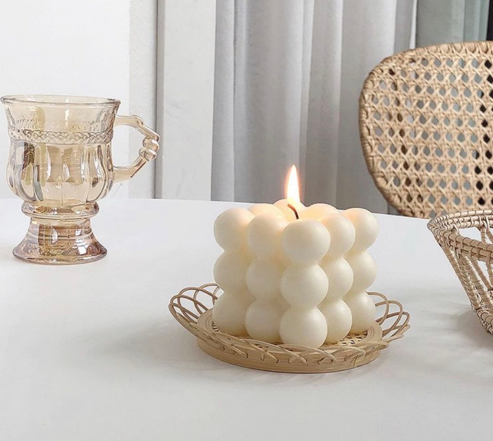 Original Square Ball Candle & Resin Silicone Mold - DIY Crafts ...