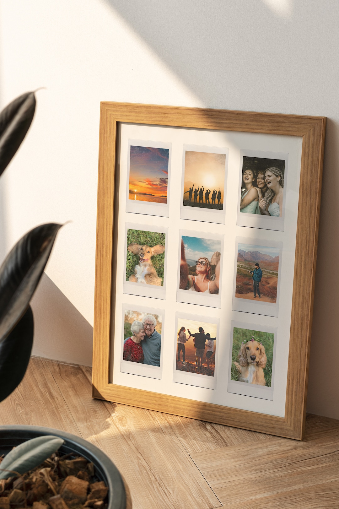 PERSONALISED CUSTOM POLAROID Poster Print With Your Own Images/photos ...