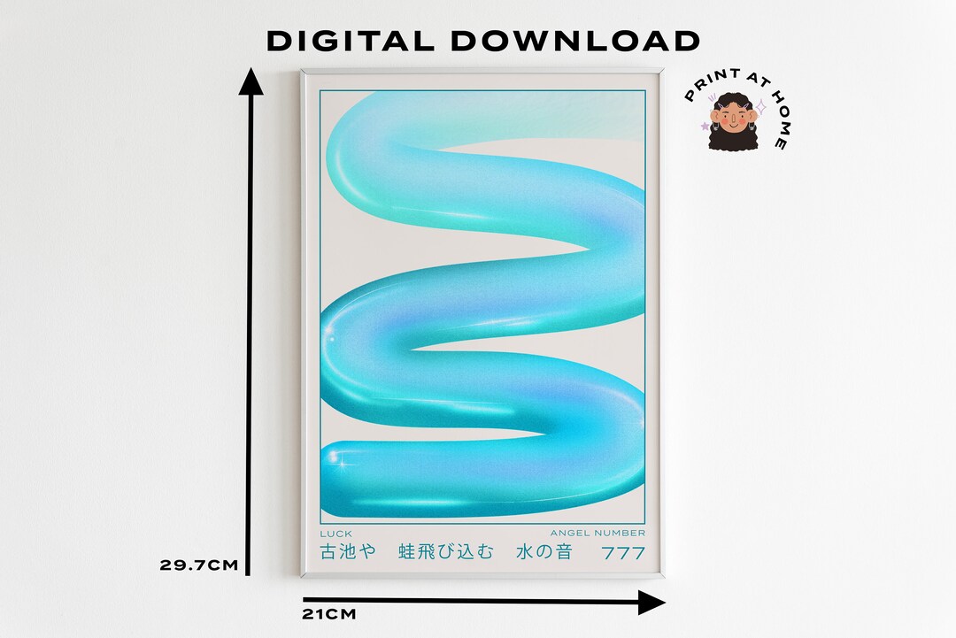 DIGITAL PRINTABLE ANGEL 777 Number Print at Home Uni University Aura ...