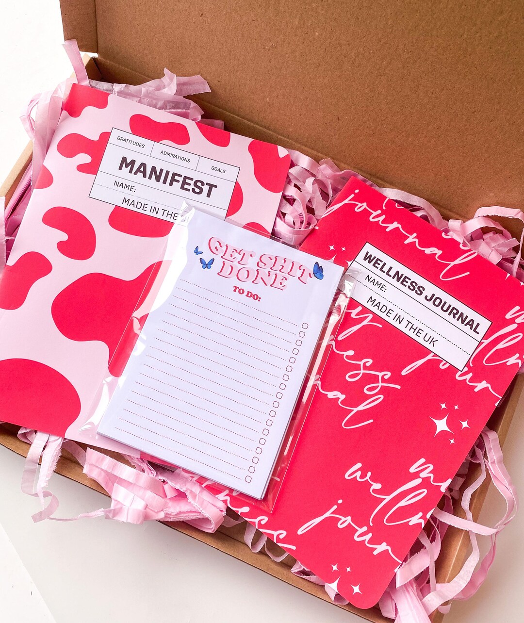 The Self Help Box, Features A Manifesting Journal, Wellness Journal and ...