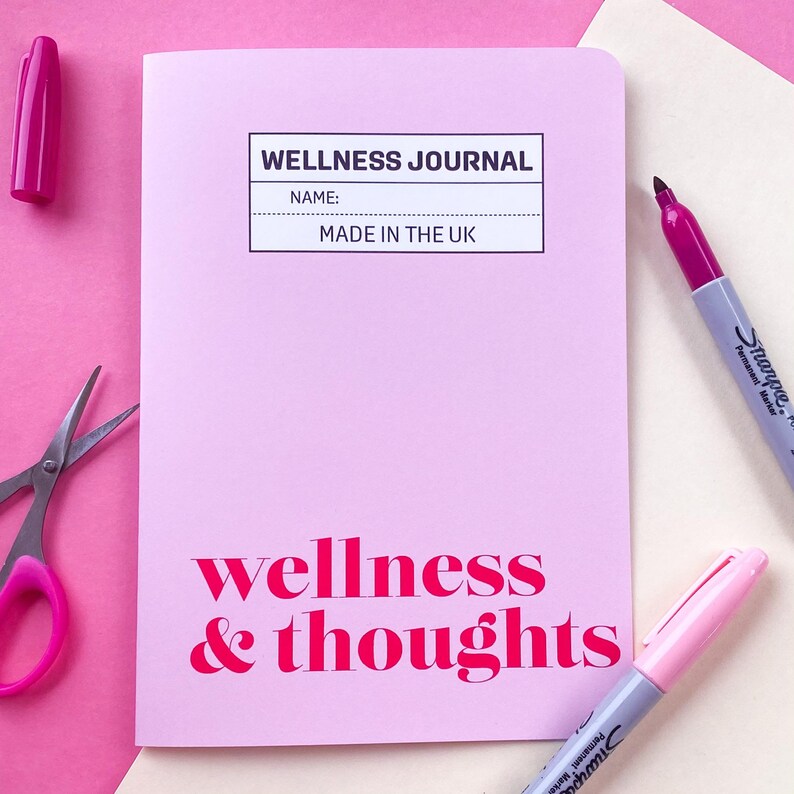Thoughts & Wellness Journal 30 Pages Thoughts and Feelings - Etsy