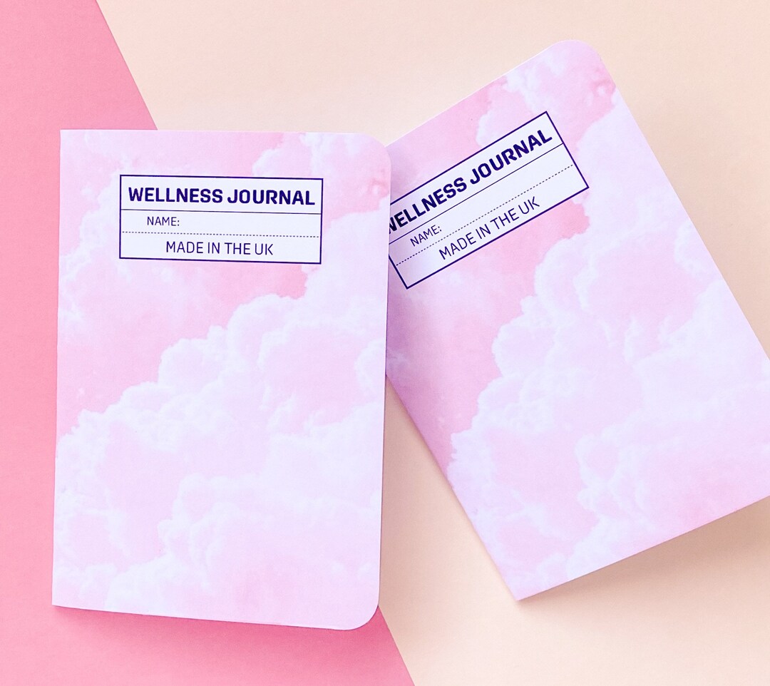 A5 Wellness Notebook Self-care Notebook 30 Pages Water Tracker Sleep ...