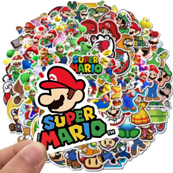 Super Mario Decal - Etsy
