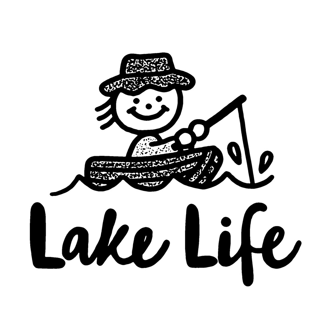 Lake Life Digital Illustration - Etsy
