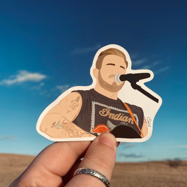 Zach Bryan Sticker - Etsy