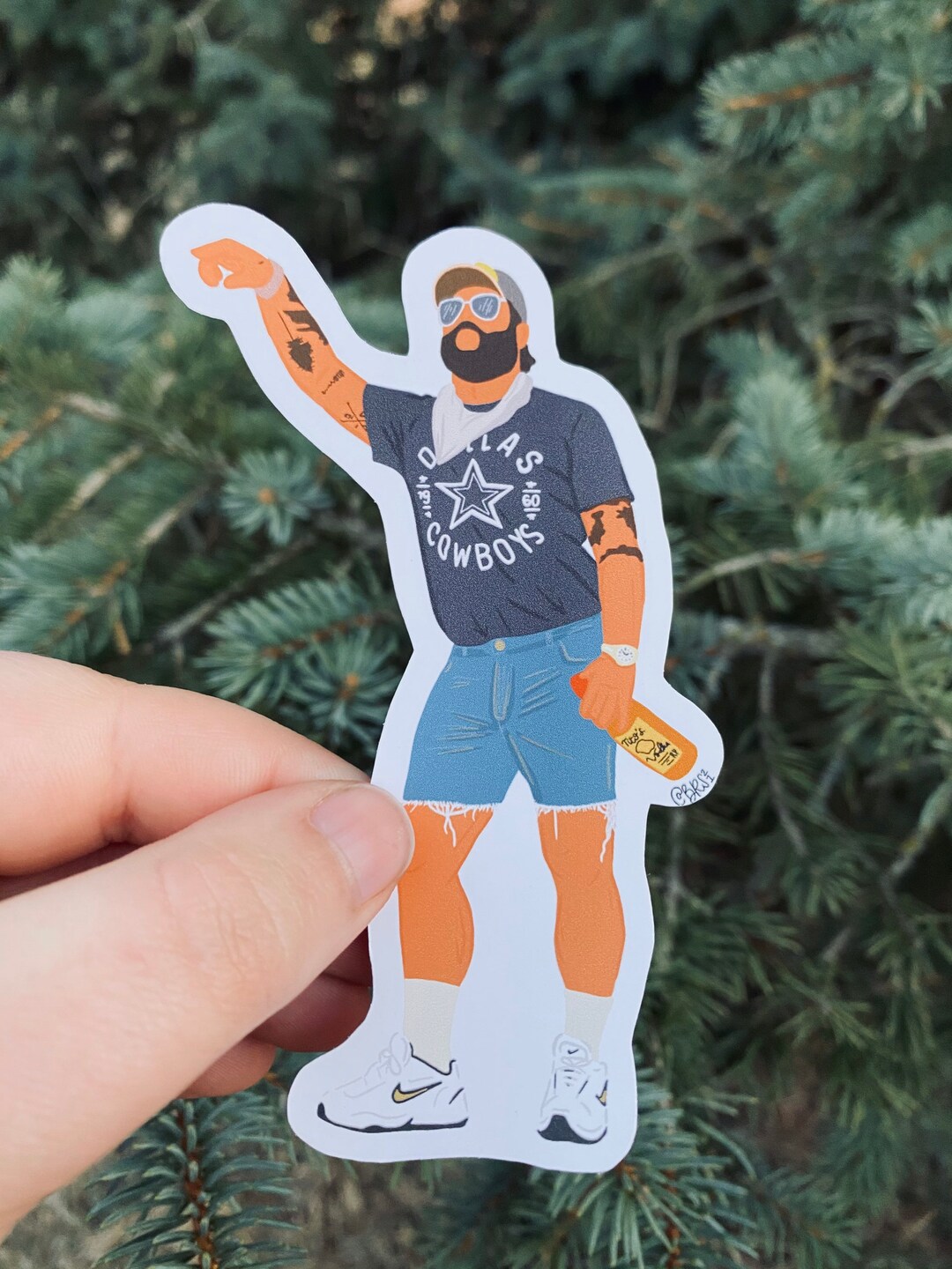 Koe Boy Matte Waterproof Sticker - Etsy